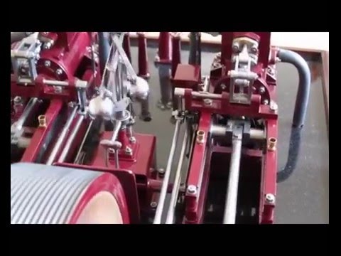 Modified Stuart Turner Twin Victoria Model Steam Engine - YouTube