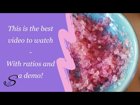 Part 1 - How to make scented salt sizzlers / simmering granules for ...