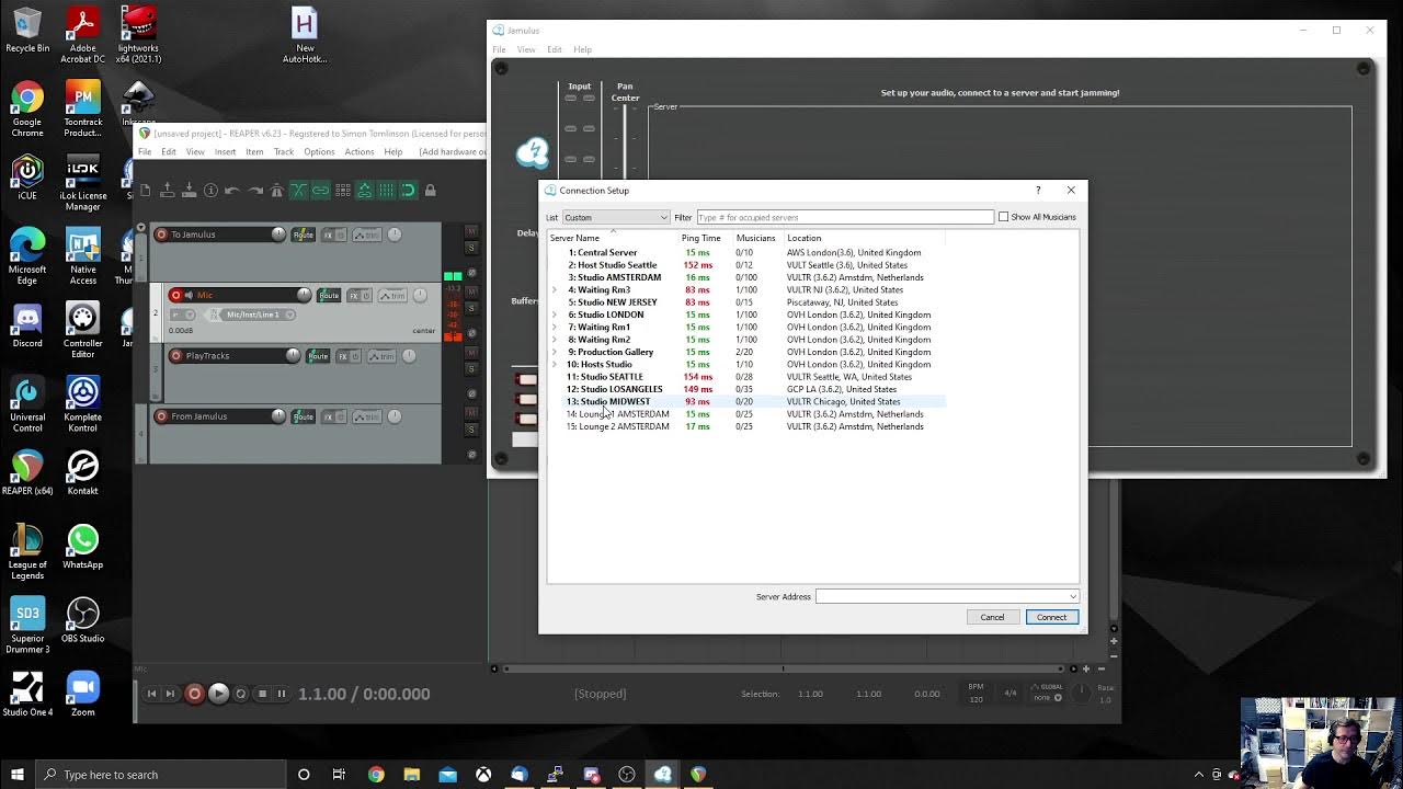 Tutorial on using Jamulus with Reaper on Windows - YouTube