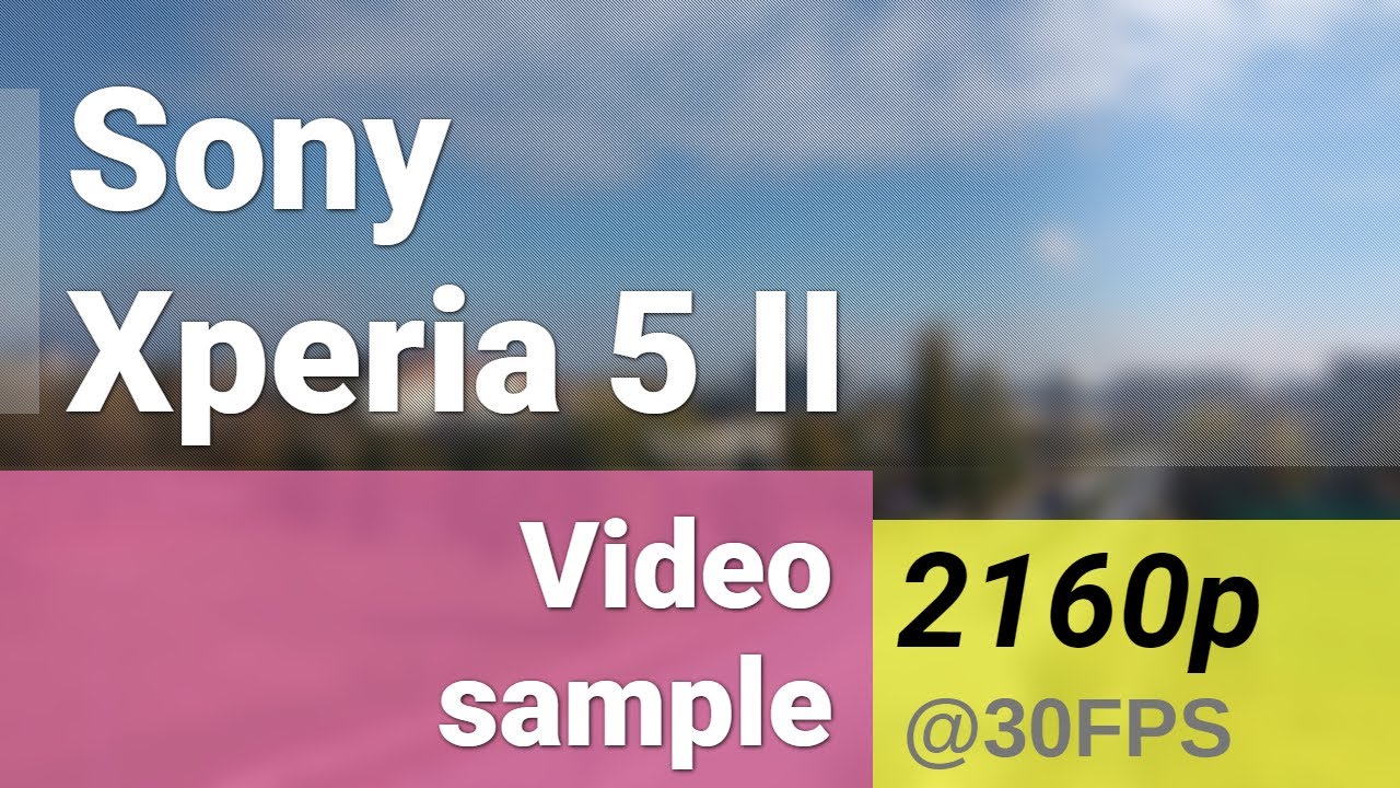 4K 2160p 30fps (ultra wide camera) - Sony Xperia 5 II video sample