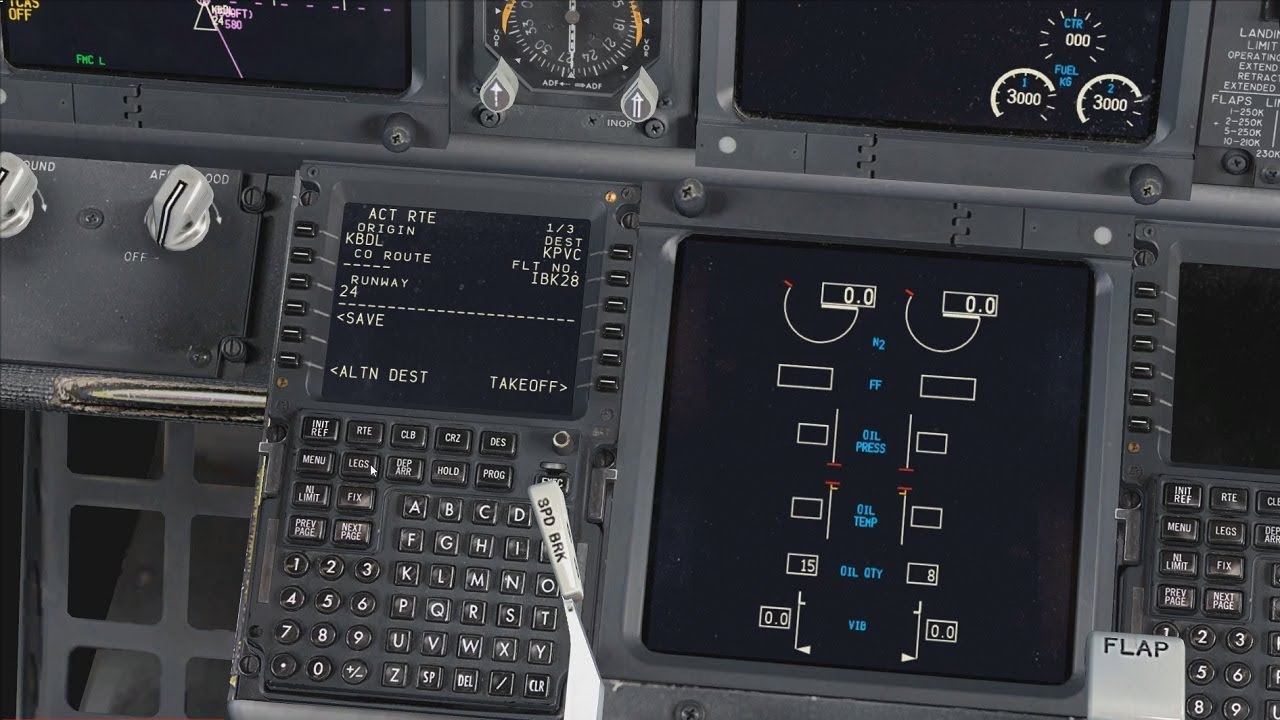 How do you set up the FMS ?? PMDG 737 tutorial - YouTube