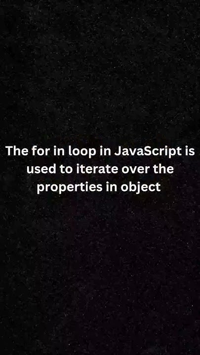 For In Loop In Javascript Javascriptreactjavascriptdevangularvue