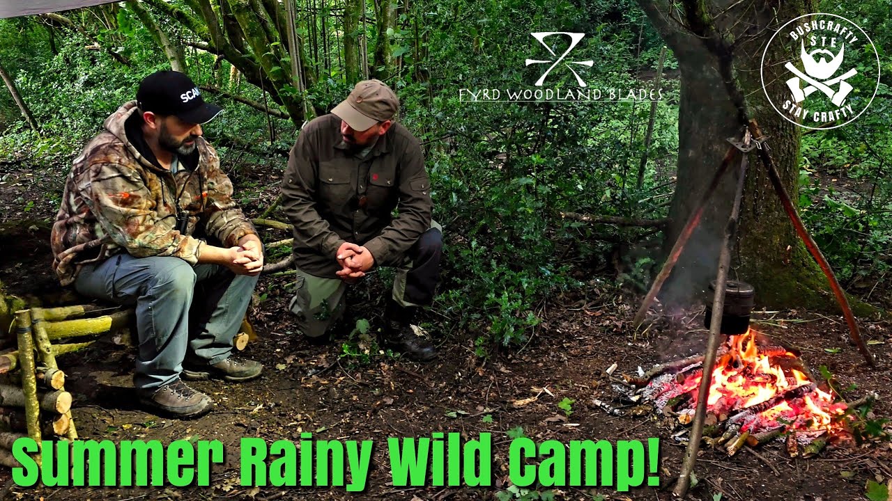 UK Summer Wild Camp With A Good Friend. - YouTube
