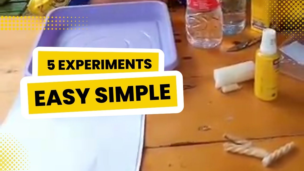 5 Eksperimen Sains Simpel Dengan Bahan yang Mudah Ditemukan|Science ...