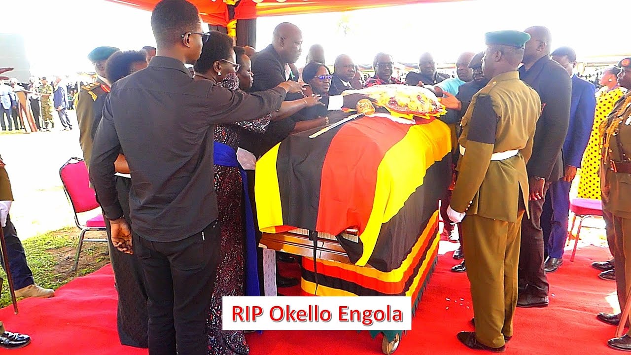 Okello Engola Burial Laying Of Wreath - YouTube
