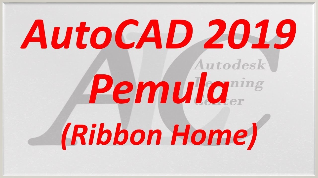 Autocad tutorial untuk pemula - Belajar Autocad - PART 1 - YouTube