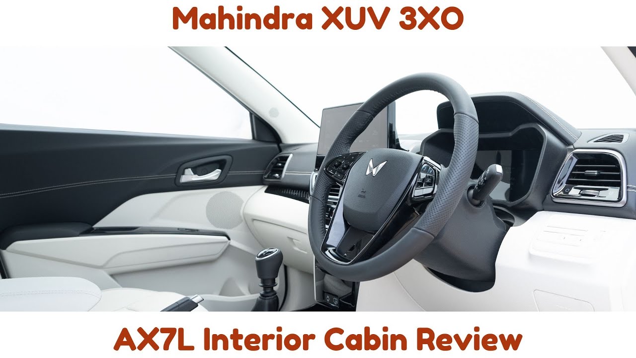 Mahindra XUV 3XO - AX7 L Interior Cabin Review - YouTube