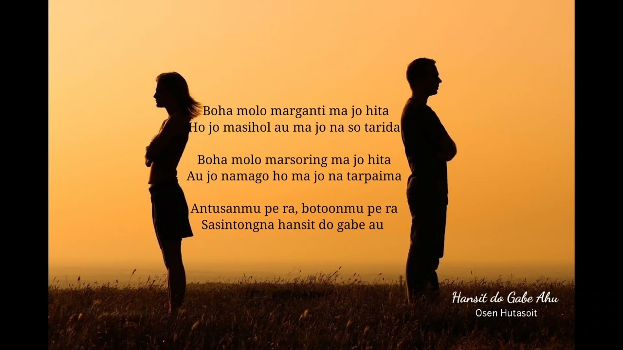 Hansit do Gabe Au | Video Lirik | Lagu Batak | Osen Hutasoit - YouTube