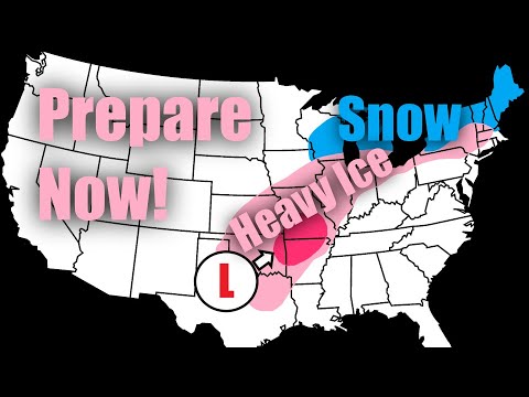 Major ICE STORM Is On Its Way... Heavy Ice accumulation and Dangerous ...