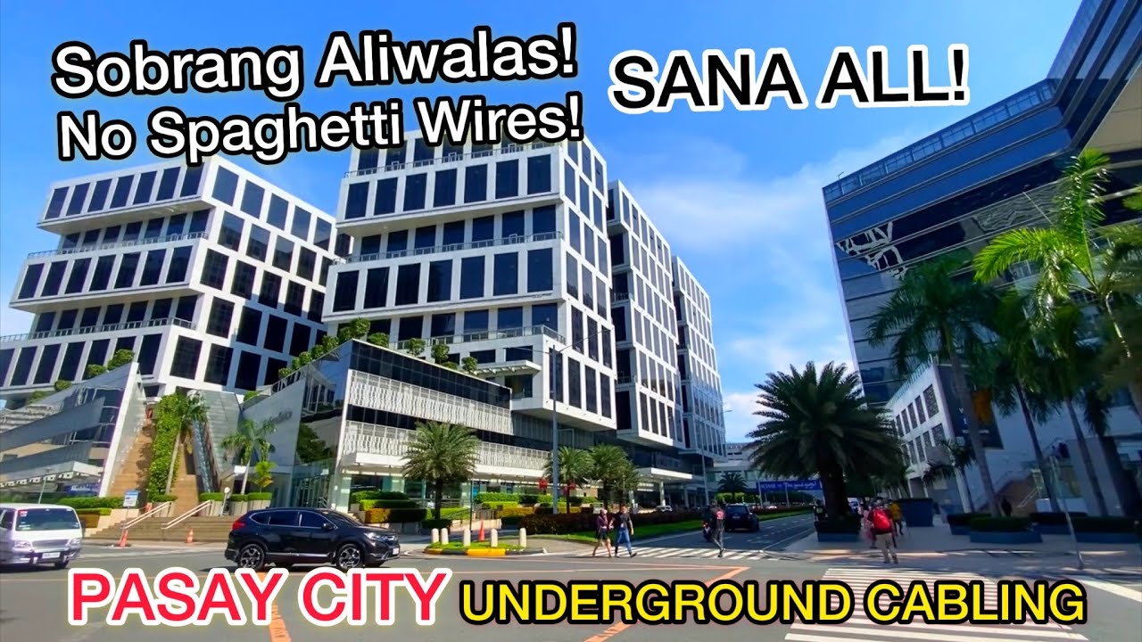 SOBRANG ALIWALAS AT WALANG SPAGHETTI WIRES! PASAY CITY UNDERGROUND CABLING - YouTube