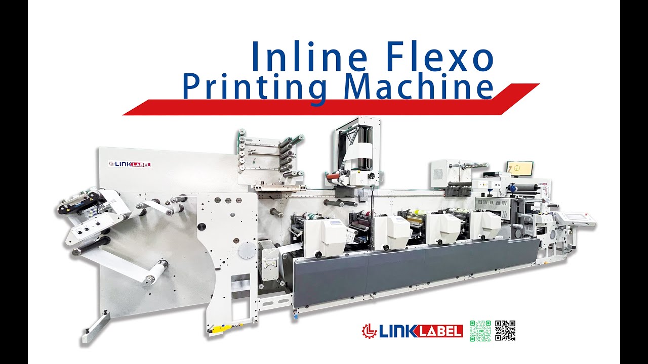 『Link Label Inline Flexo Printing Machine』Function introduction 『聯藝機械連線 ...