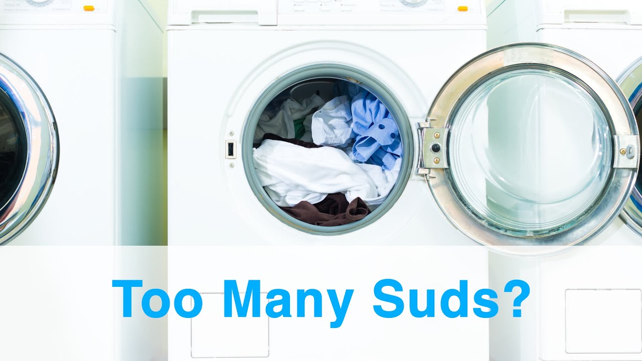 Are there too many suds in your washing machine? - YouTube