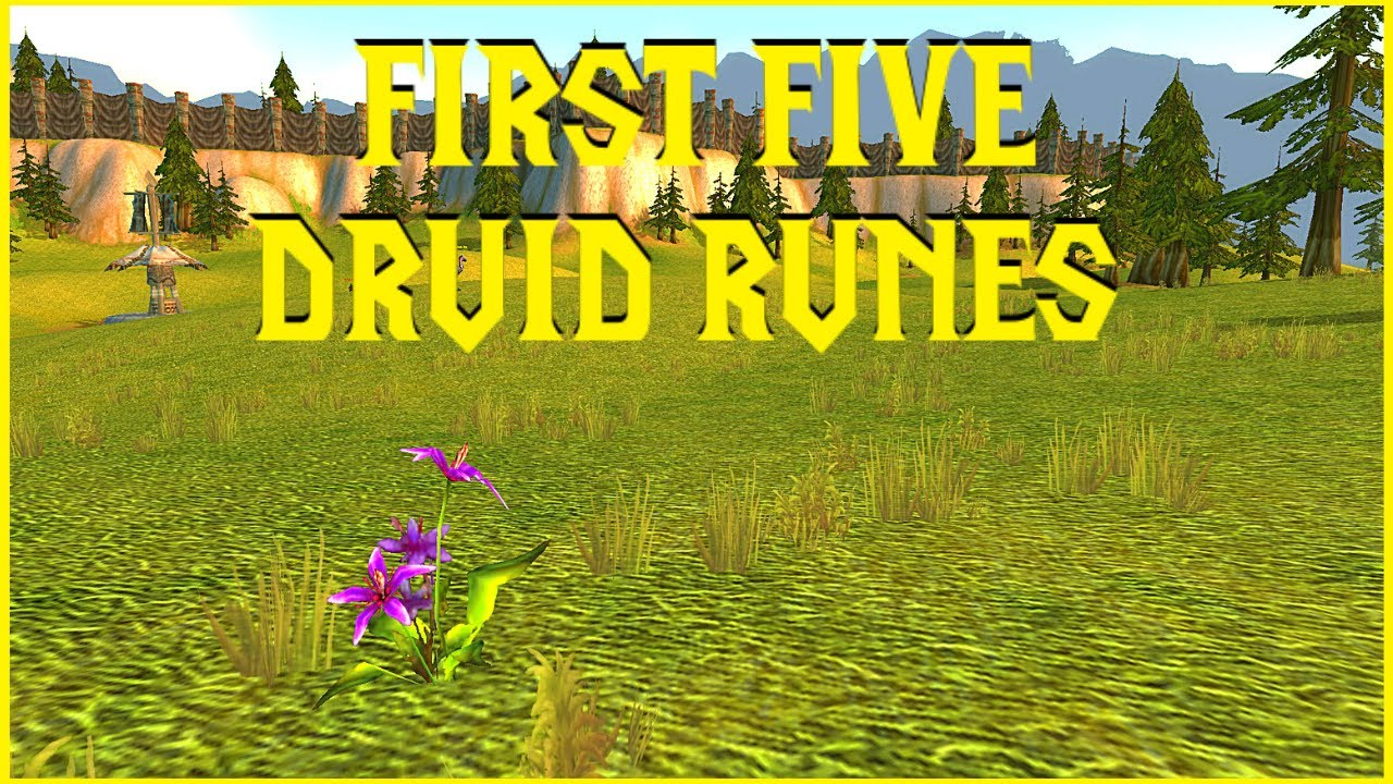 Season of Discovery: FIRST 5 DRUID RUNES - YouTube