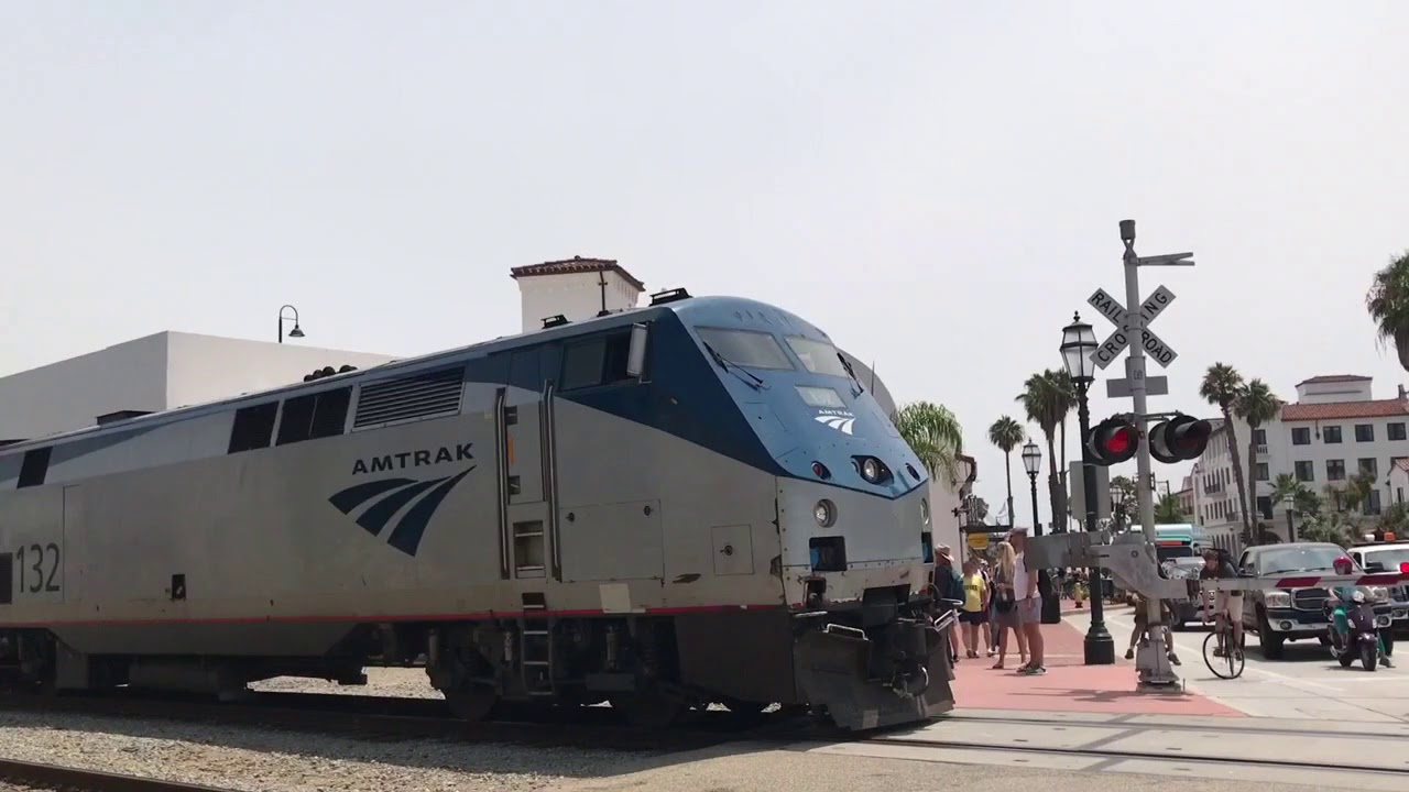 Amtrak meet at Santa Barbara feat. AMTK 507 - YouTube