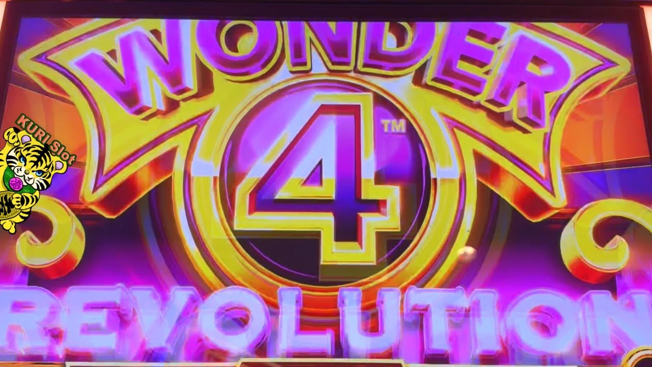 ★NEW WONDER 4 !!★WONDER 4 REVOLUTION Slot (Aristocrat) Timber Wolf Gold ...
