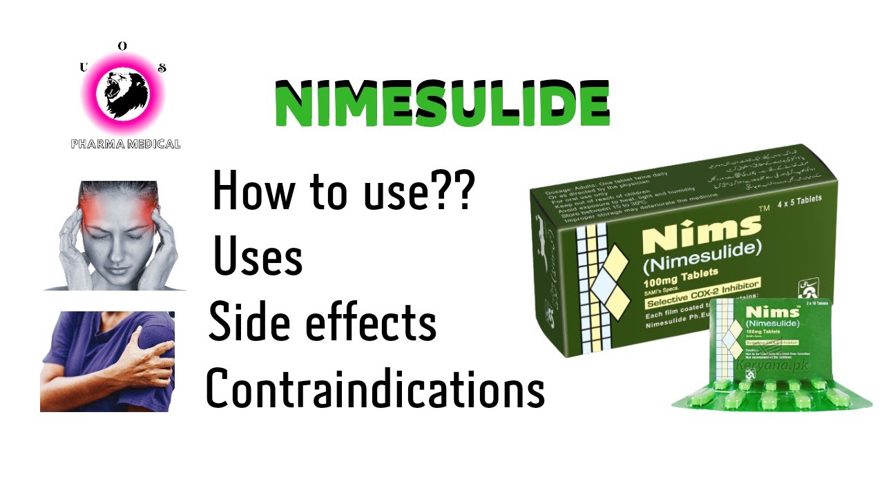Nims (Nimesulide) tablets 100mg | COX-2 inhibitor | NSAID | How to use ...