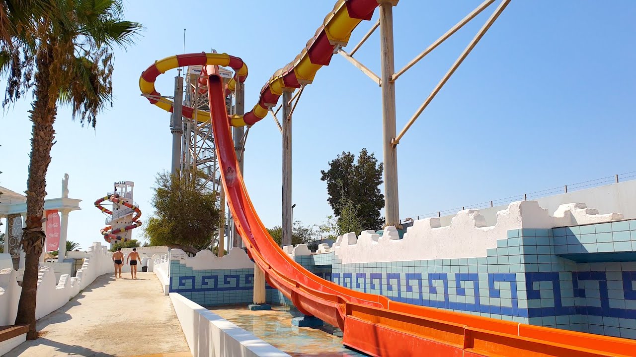 Kamikaze Slides - WaterWorld Ayia Napa 2020 - YouTube