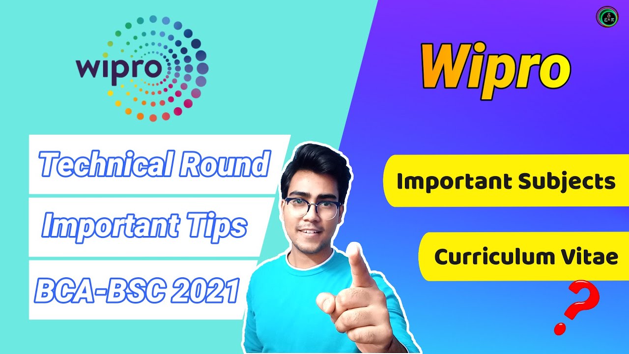 Wipro Technical Interview For BCA BSC 2021 Important Tips YouTube wipro-technical-interview-for-bca-bsc-2021-important-tips-youtube