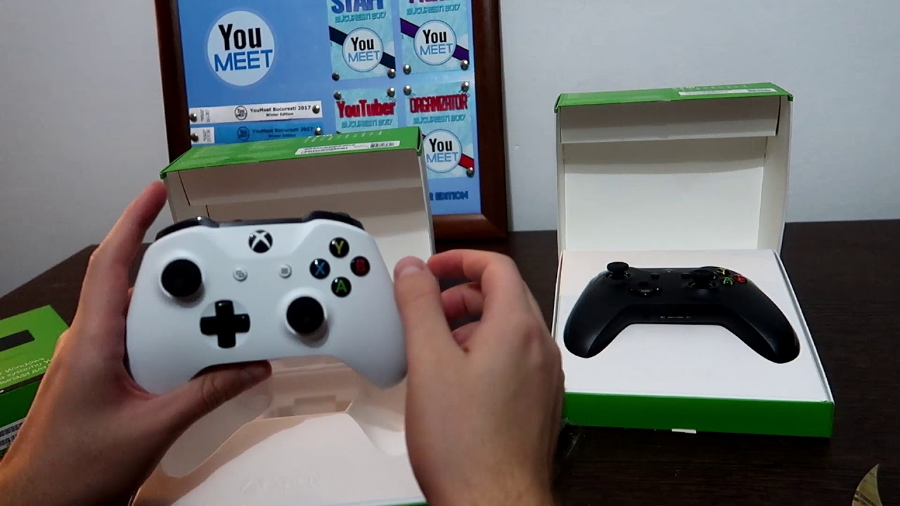 UNBOXING RETARDED MOD ON - CONTROLLER XBOX ONE S (alb/negru) - YouTube