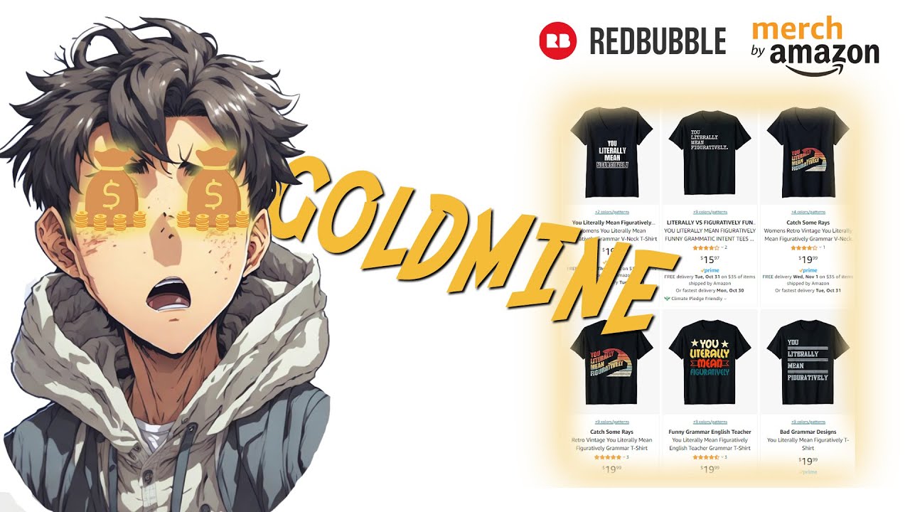 I Literally Found Golden Research Method - Merch by Amazon & Redbubble ...