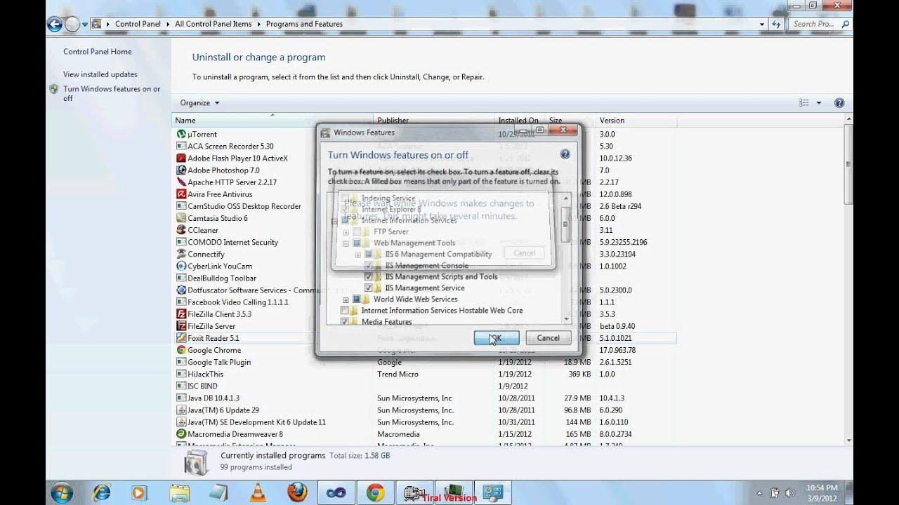 configuring iis server for Asp.net - YouTube