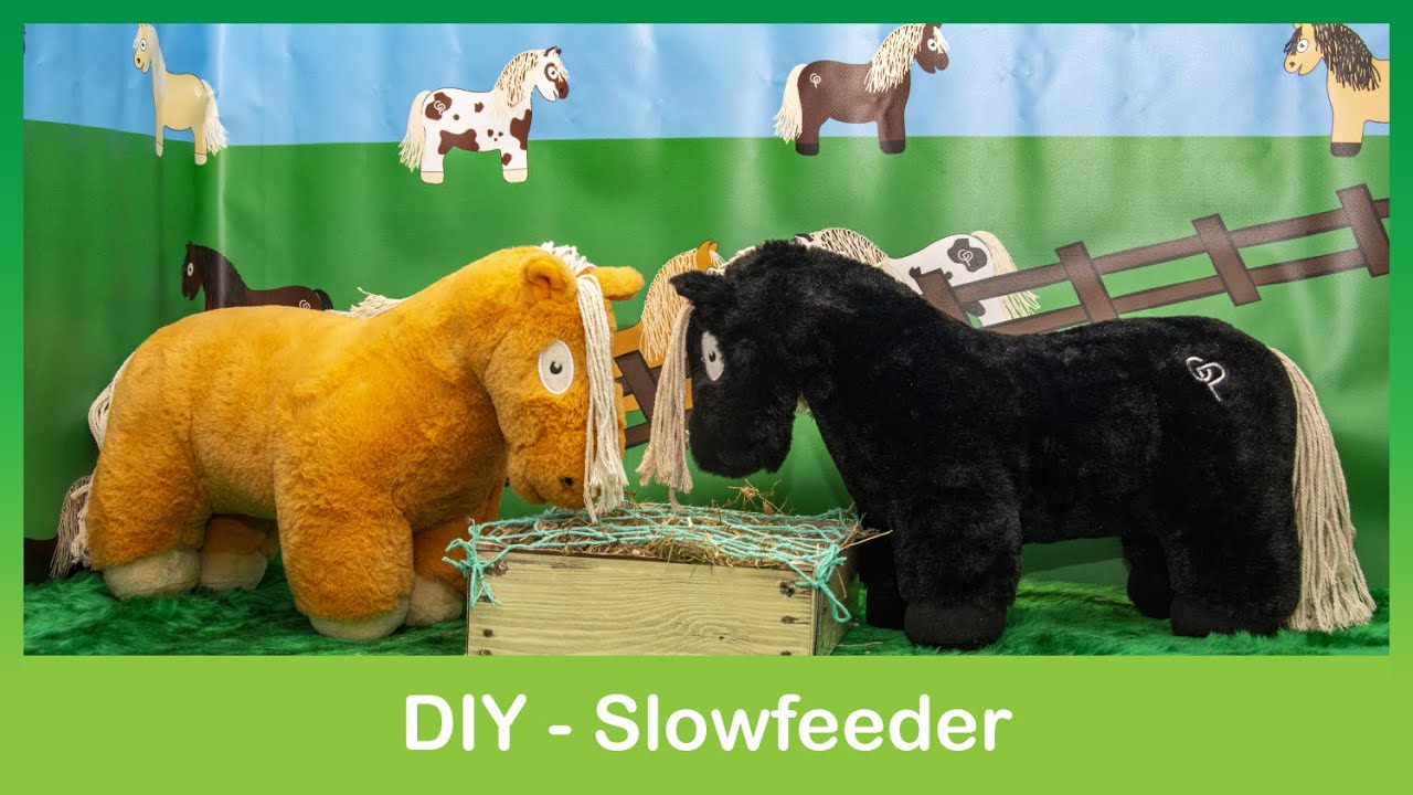 Crafty Ponies DIY - Slowfeeder - YouTube