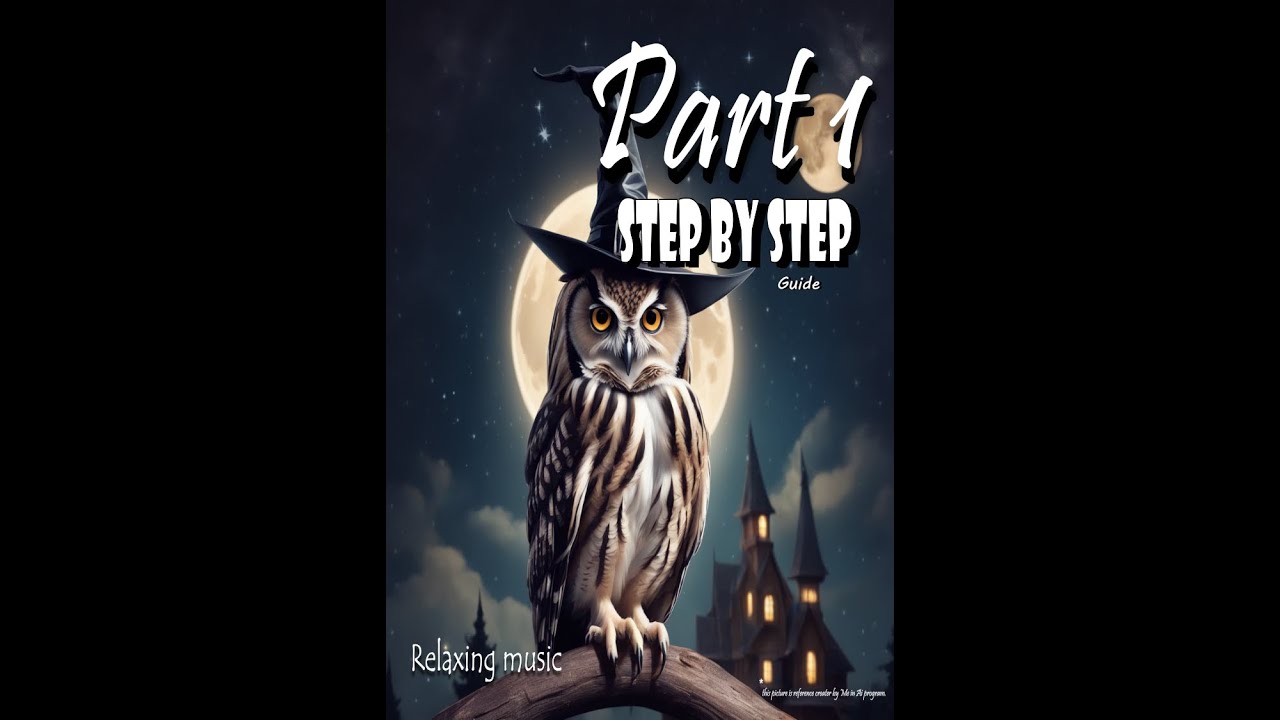 🎃 HOW TO PAINT "spooky night" 🎃 Halloween acrylic painting 🎃 PART 1 🎃 ...