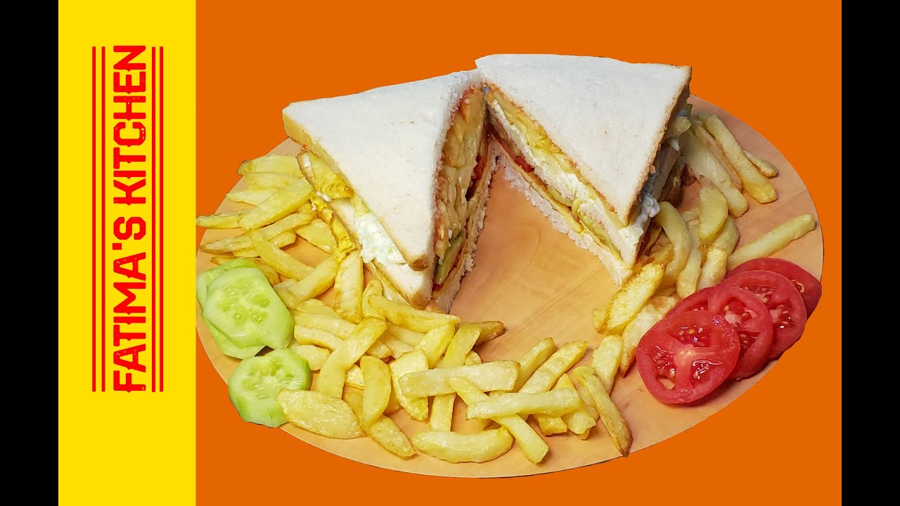 Veggie Home Made Sandwich | Veggie recipes easy | Fatima's Kitchen ...