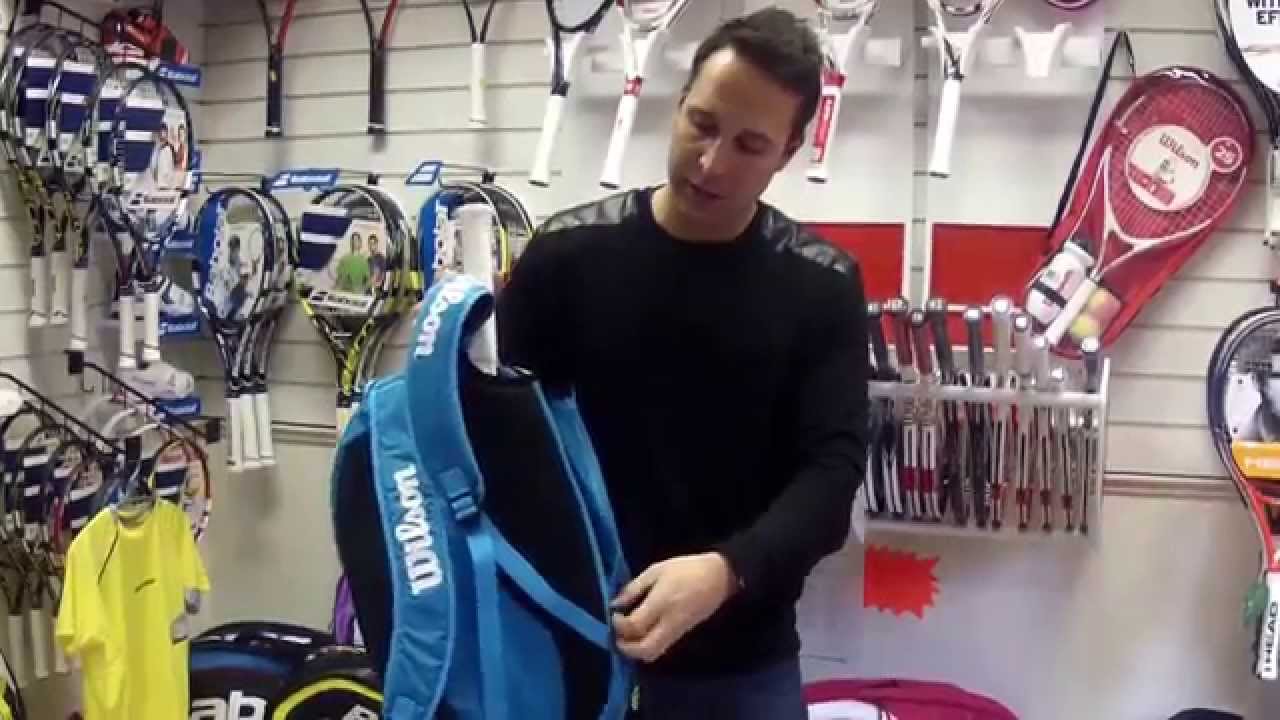 Video Wilson Tour Molded Large Backpack Juice Blue Product Review by ...