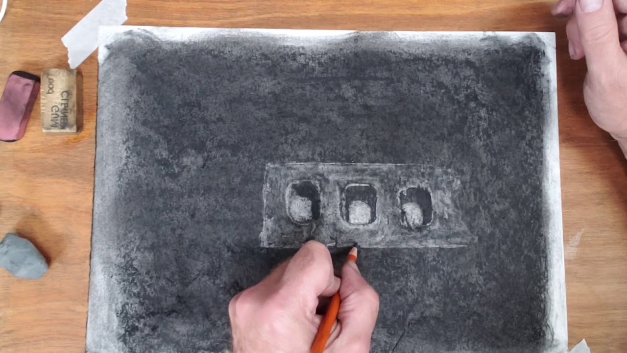 Tonal Drawing: Light into Dark - YouTube