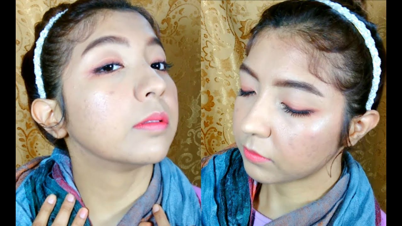 MAQUILLAJE NARANJA ESTILO COREANO - YouTube