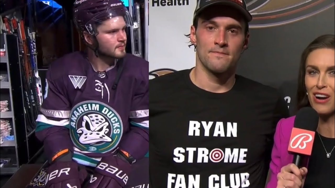 Mason McTavish & John Gibson POST GAME interviews - YouTube