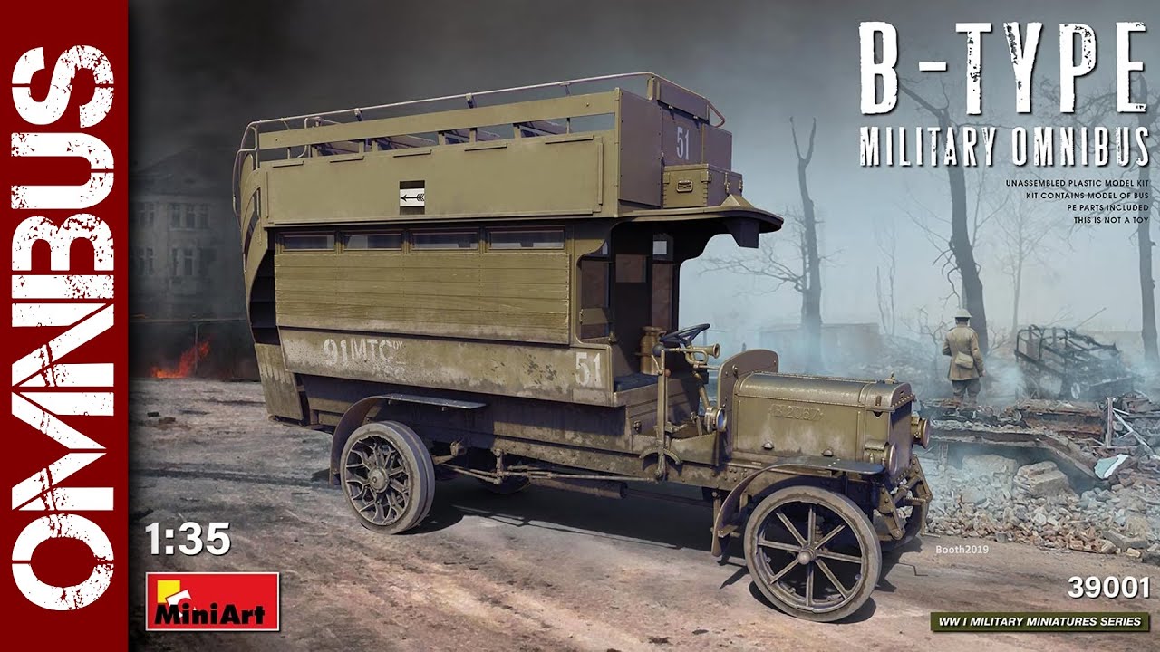 Building the Miniart B-Type Military Omnibus (1/35 scale model kit ...