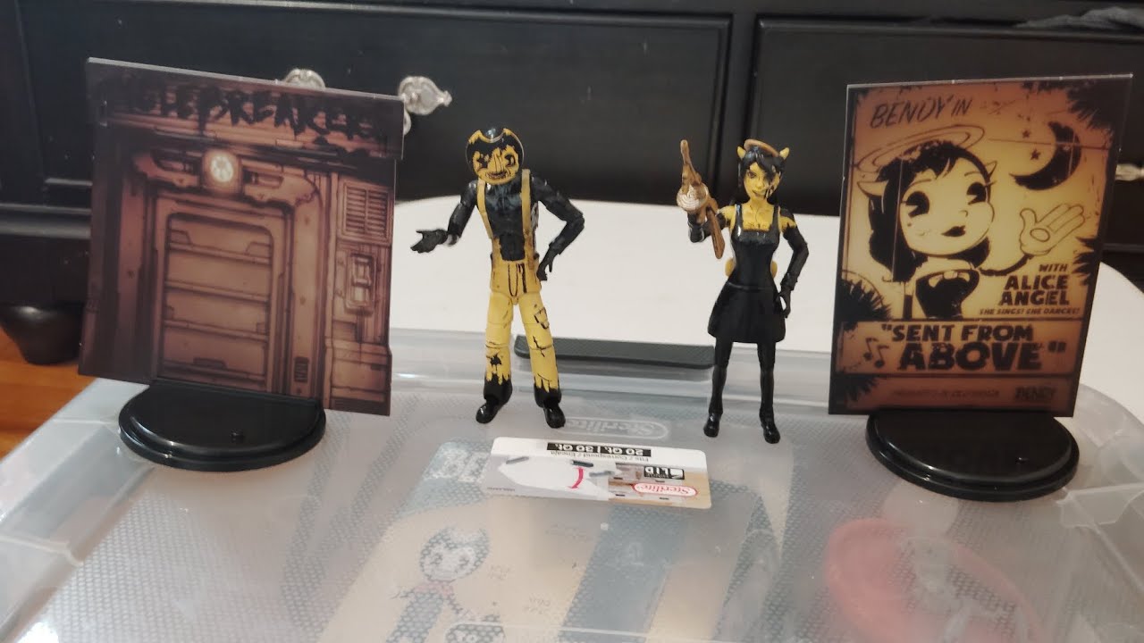Bendy and the dark revival new toys #batdr#horrorgaming#batim - YouTube