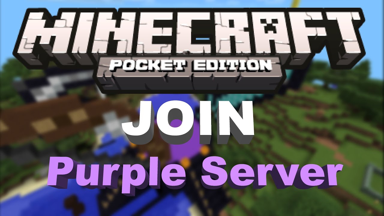 Join Purple Server! | MCPE - YouTube