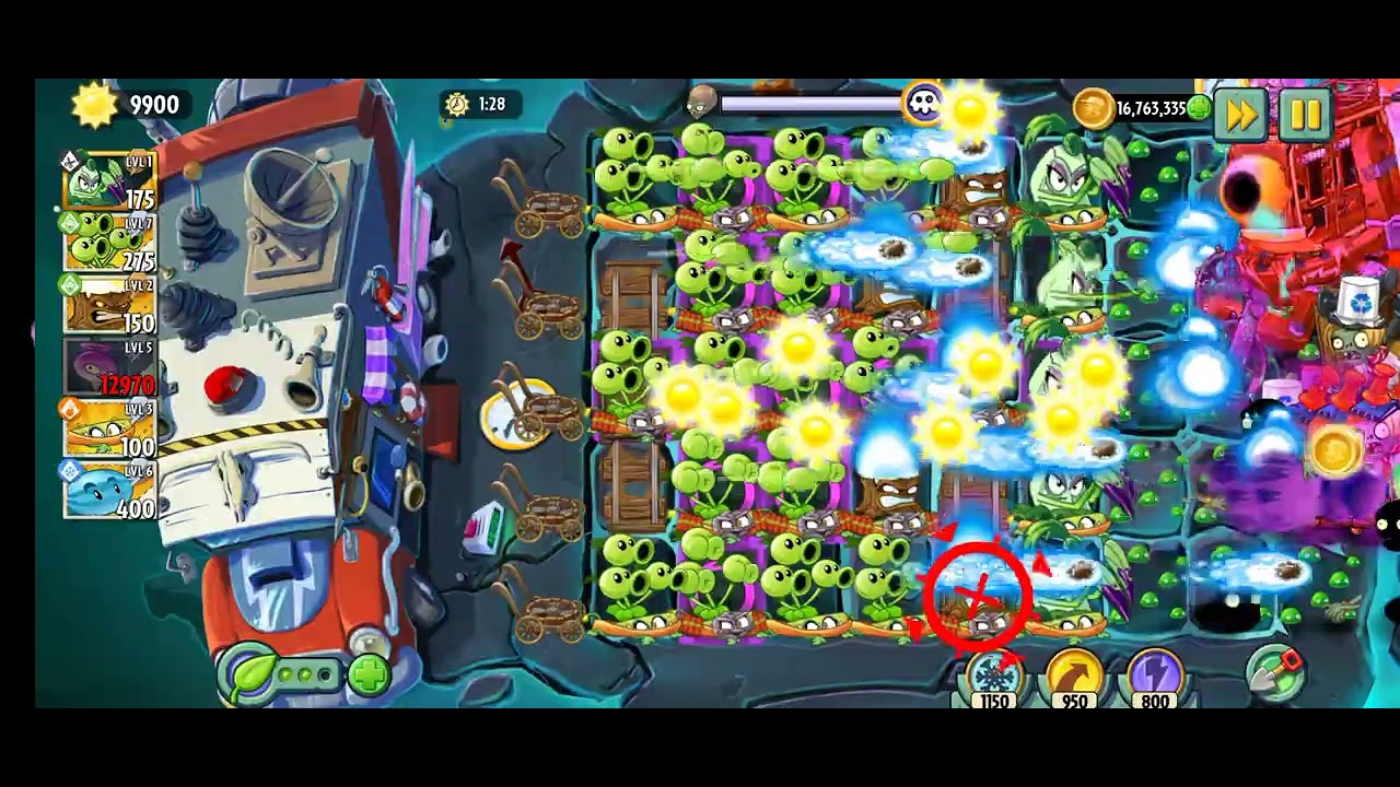 PvZ2 | Infinite Sun and Coins | Unlimited Power Ups | Plants vs Zombies ...