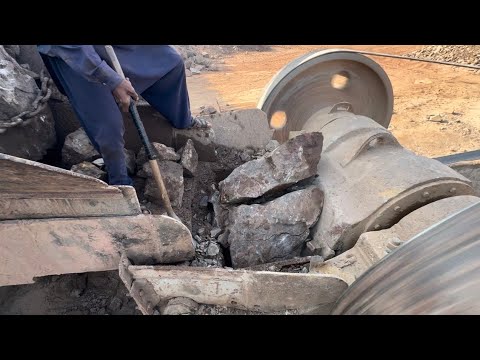 BIG ROCK 🪨 Crusher Machine - FULL Powerfull Process A Giant in Action ...