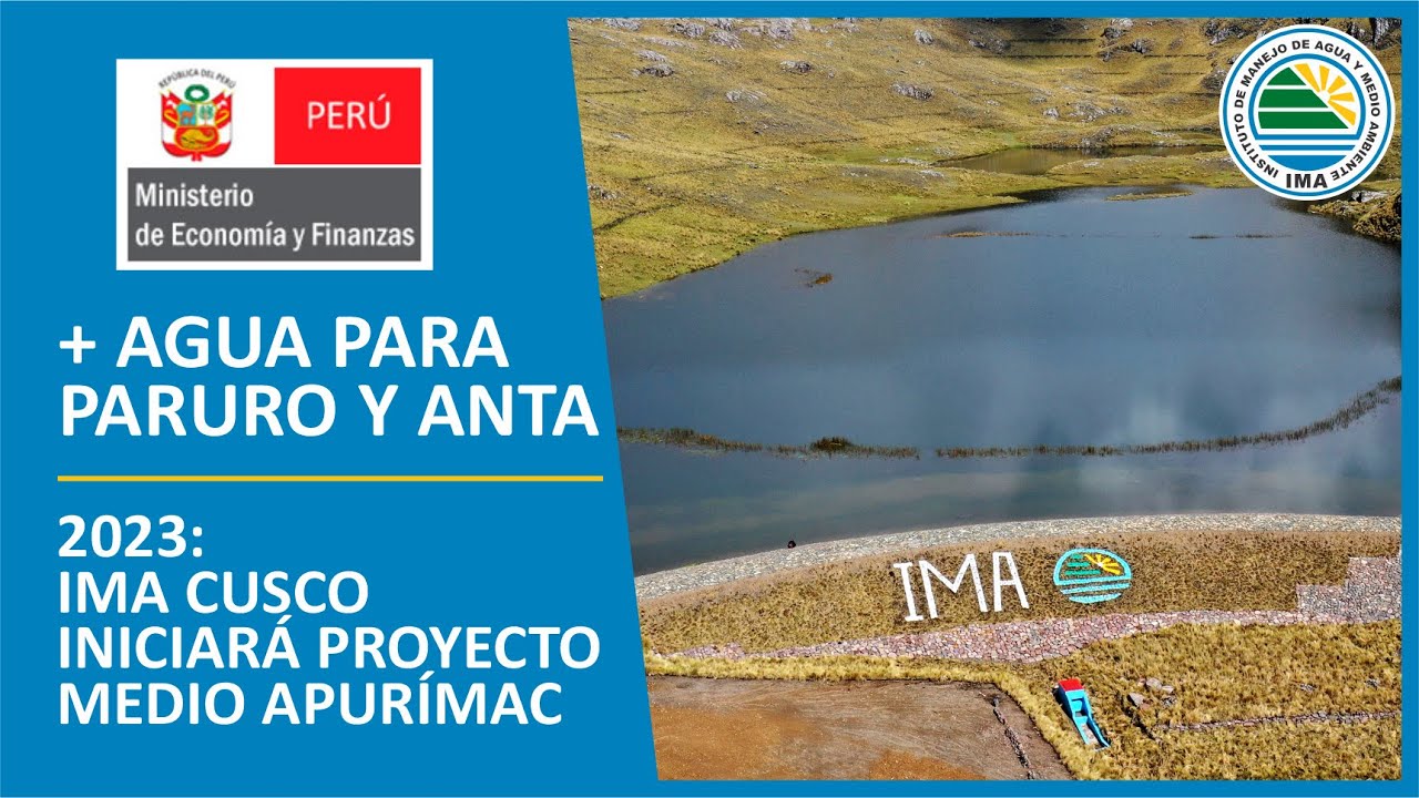 🟢 ANTA Y PARURO | Este 2023 IMA Cusco iniciará proyecto de siembra y ...
