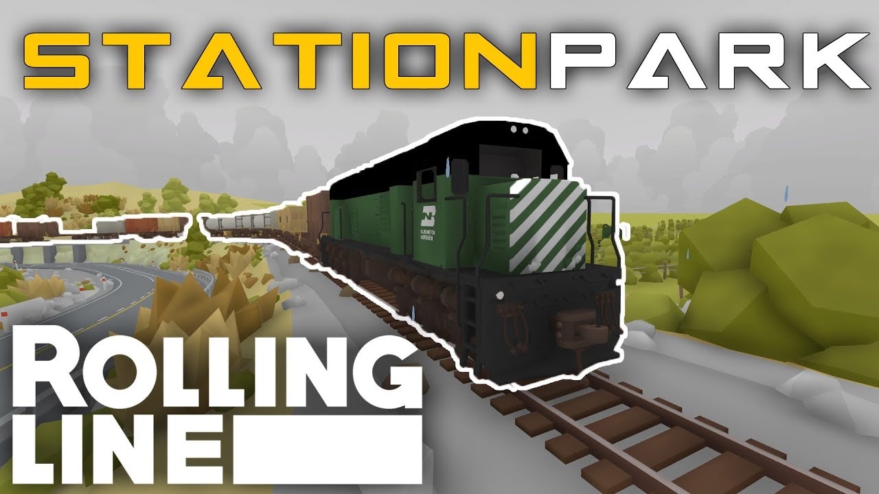 STATION PARK - Rolling Line - VR Toy Train Simulator - Frantic Lines ...