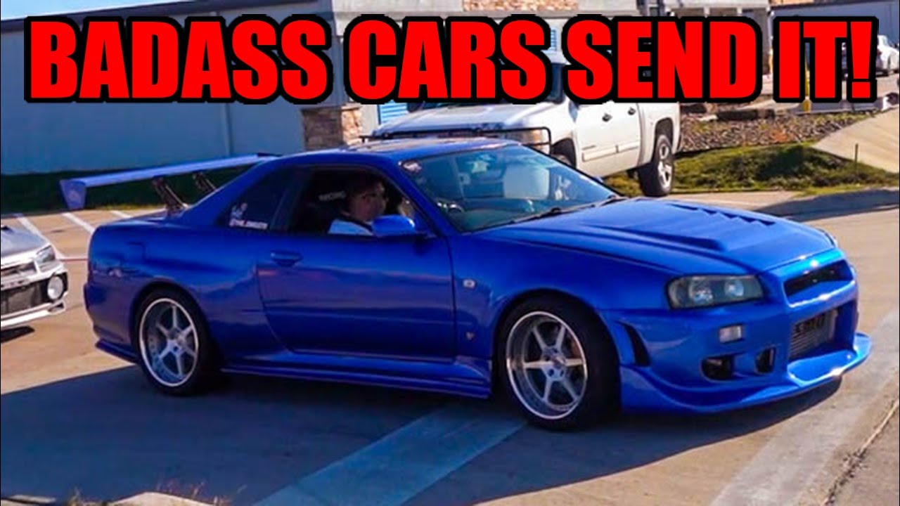 MODIFIED CARS SEND IT and CAN'T Get Traction! (Cold Road + Cold Tires ...