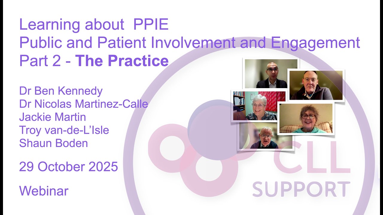 Learning about PPIE - Public and Patient Involvement and Engagement ...