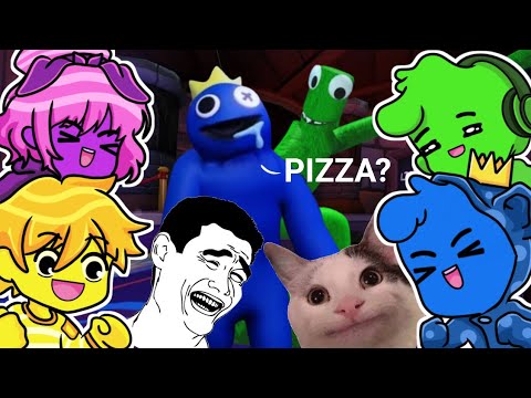 Rainbow Friends Chapter 2 Reacts to ROBLOX Memes (Funny Moments) Gacha ...