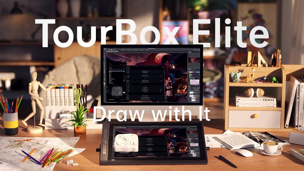 You can draw with fun! TourBox, must-have controller for illustrations ...