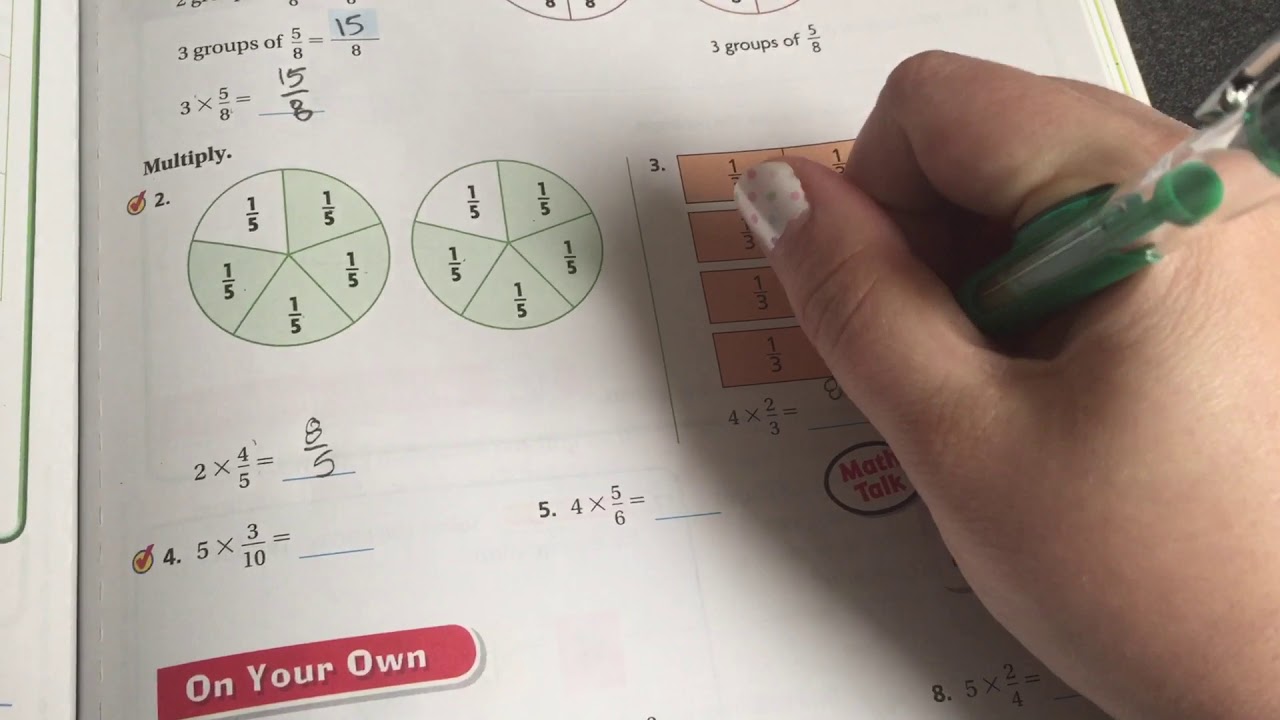 4/14/20 Lesson: Go Math:8.3 Multiply a Fraction by a Whole Number Using ...