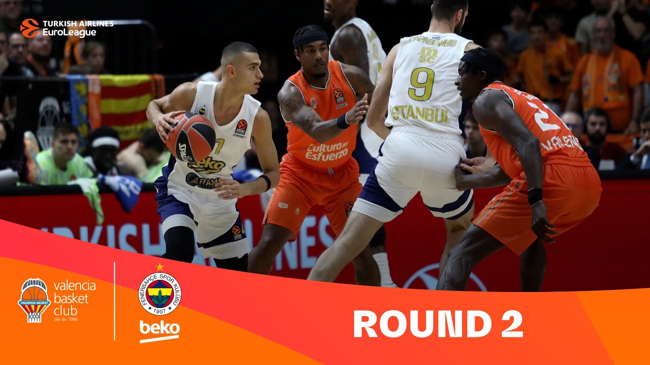 Valencia Basket-Fenerbahce Beko Istanbul | Round 2 Highlights | 2023-24 ...