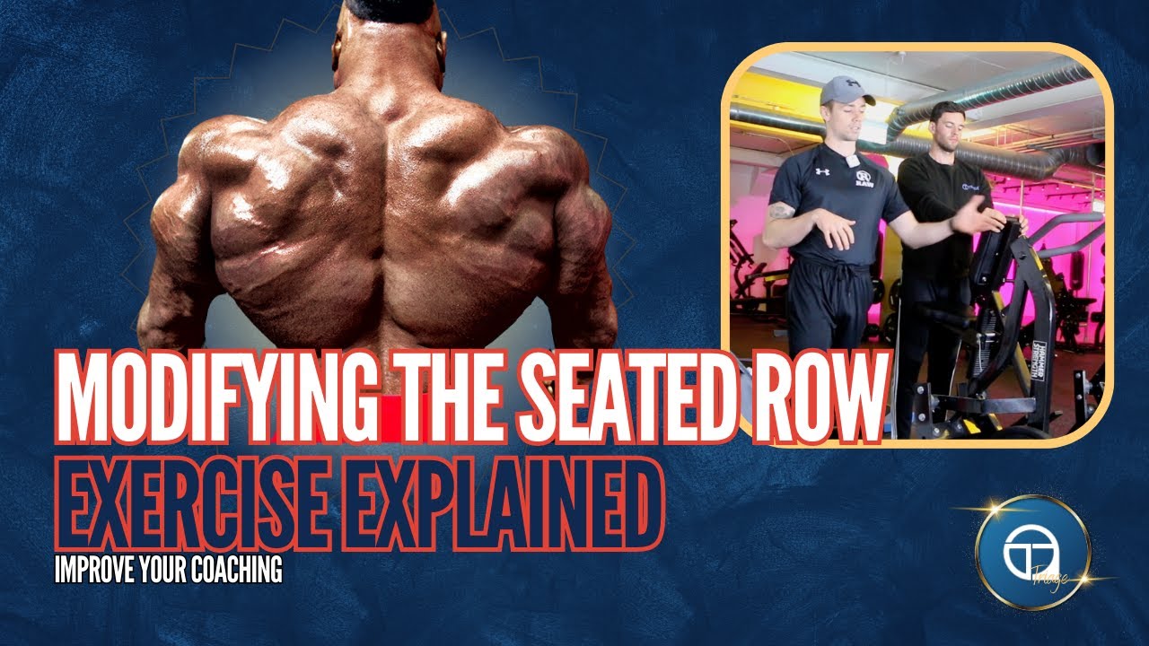 Modifying The Plate Loaded Seated Row For Better Results - YouTube