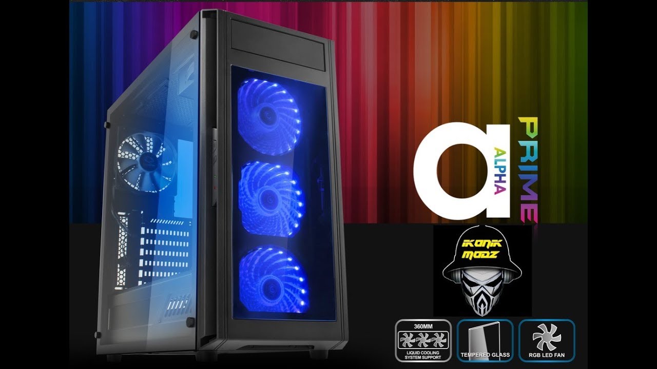 Raidmax Alpha Prime RGB White - YouTube