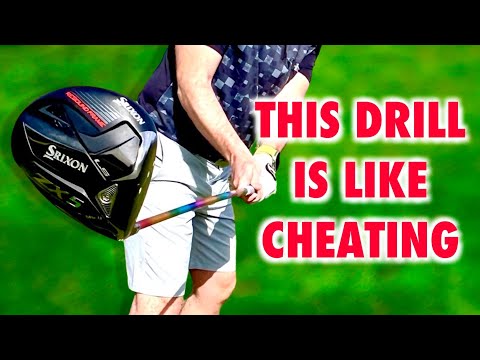 The easy way to STOP slicing your driver (simple golf swing)