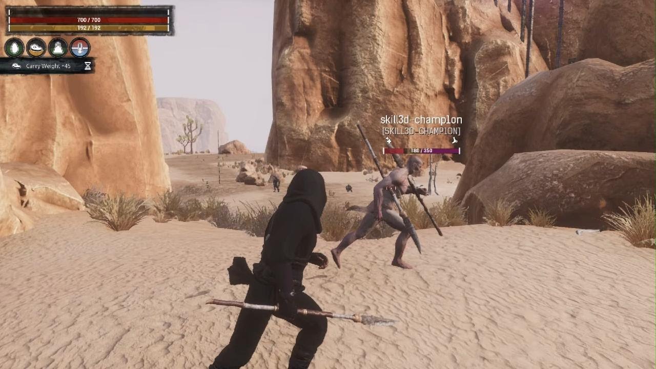 Conan Exiles PvP The One Who Hunts Souls of Black Tribe - YouTube