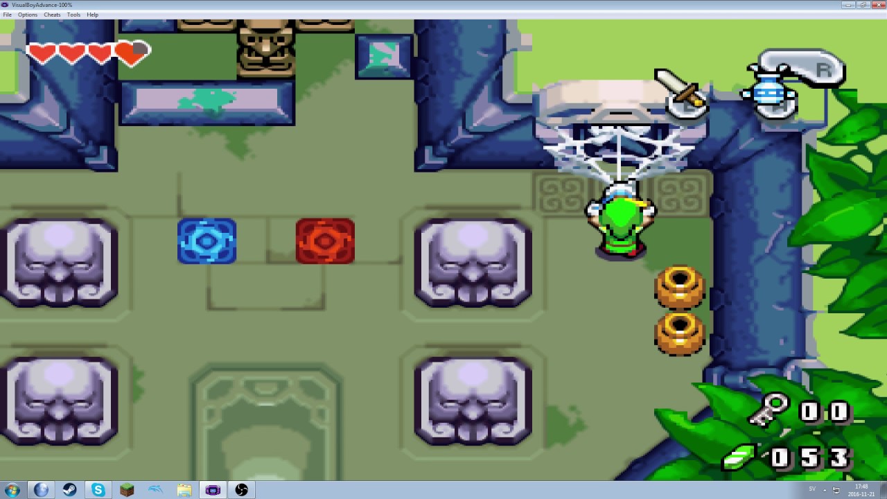 The Legend of Zelda Minish Cap - Part 03 Earth element! - YouTube